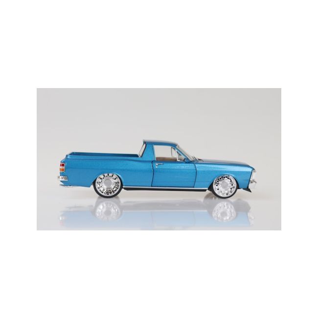 1:24 DDA XY Ford Falcon Ute Custom with super charged Barra Engine in Blue